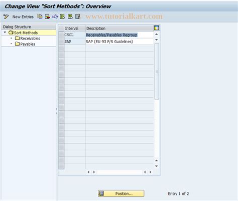 OBBU SAP Tcode C FI Maintain Table T K List