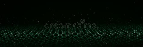 Futuristic Perspective Grid Of Hexagons Futuristic Honeycomb Concept Digital Technology