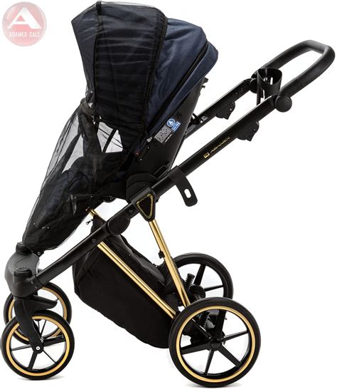 Коляска Adamex Belissa Special Edition 2 в 1 B-PS548 серо-зеленый, кожа ...