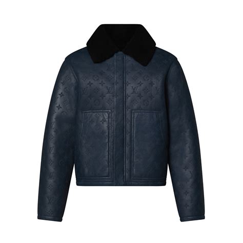 Leather Jacket × Louis Vuitton Louis Vuitton Jacket Leather Monogram
