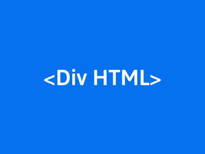 Belajar Div Pada Html