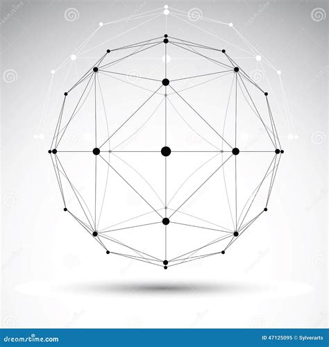 3d Origami Abstract Mesh Object Vector Abstract Design Element Clear Eps 8 Stock Vector