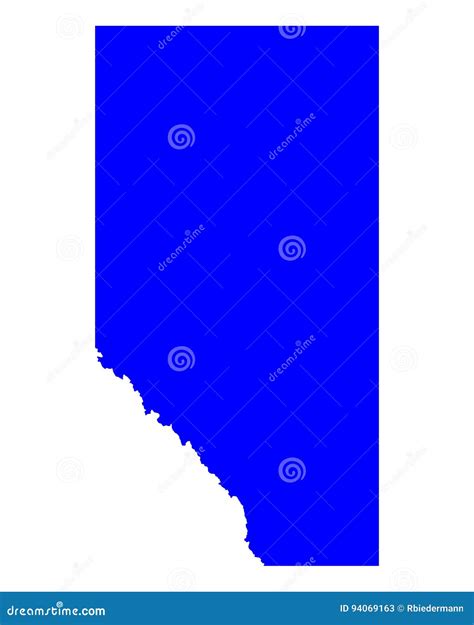 Map Of Alberta Stock Vector Illustration Of Alberta 94069163