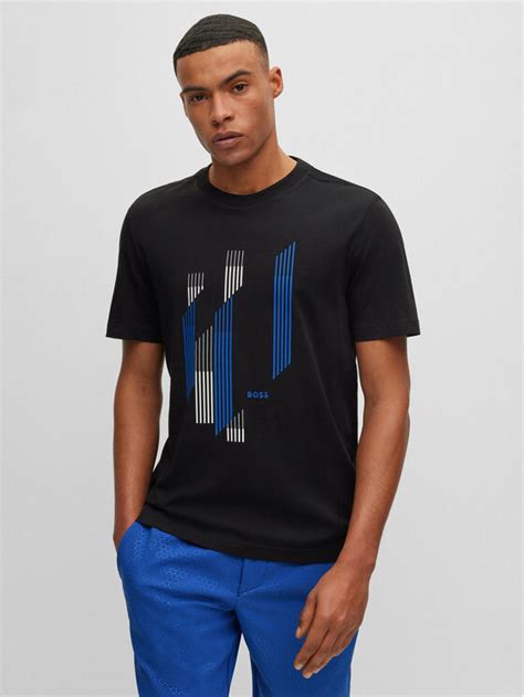 Boss T-Shirt 50499973 Schwarz Regular Fit | Modivo.at