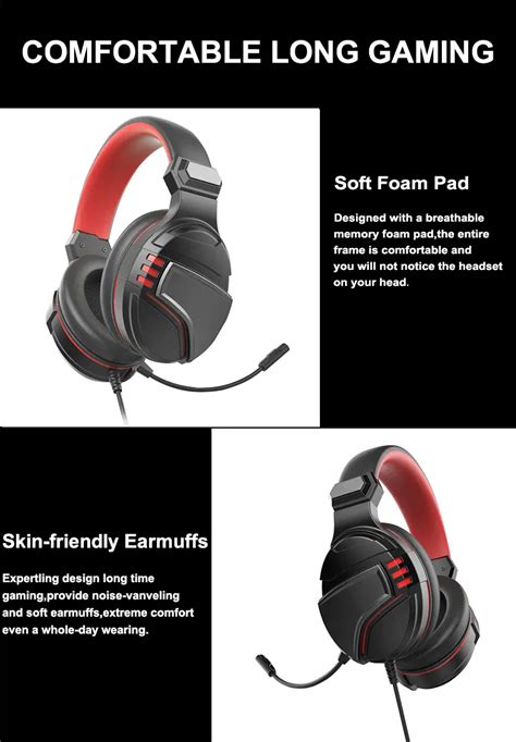 35mm 오디오 잭 게임 헤드폰 헤드밴드 유선 마이크 Auriculares 게이머 유선 헤드셋 헤드폰 게임과 함께 유연한