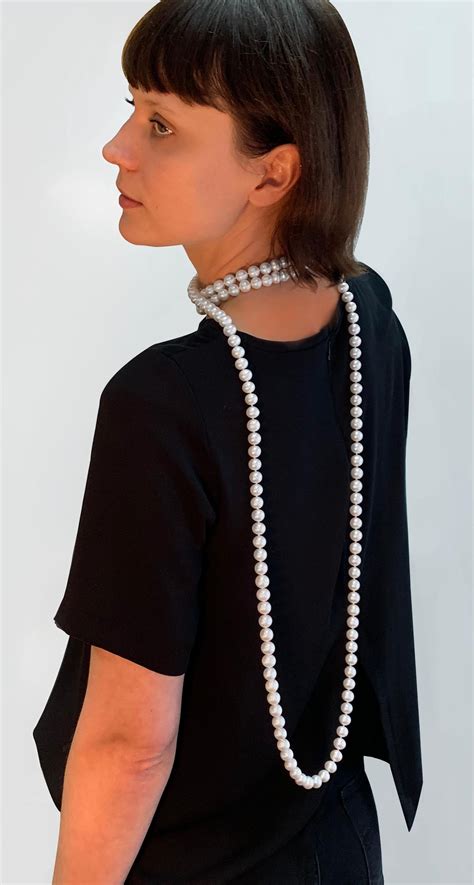 Yoko London Freshwater Pearl Rope Necklace For Sale At 1stdibs