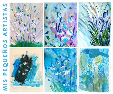 Como pintar flores con acrílico en pasos Clase online para niños