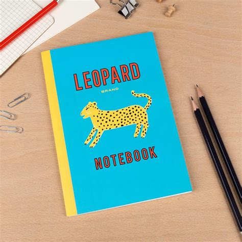 a5 Notebook Leopard ﻿rex London