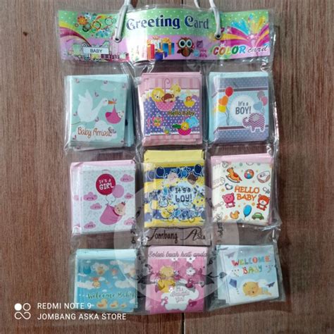 Jual Kartu Ucapan Bayi Greeting Card Baby Shopee Indonesia