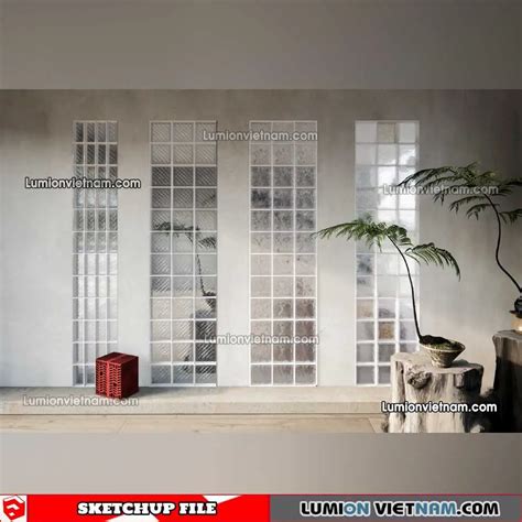 230308 Glass Brick Sketchup Models