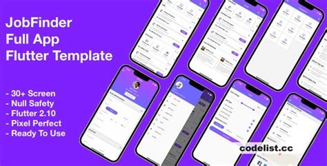 Job Finder V10 Full App Template Flutter Premium Scripts Plugins
