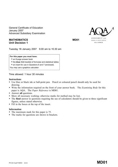 Pdf General Certificate Of Education Advanced Subsidiary