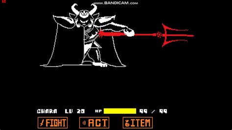 Unitale Genocide Asgore Fight Youtube