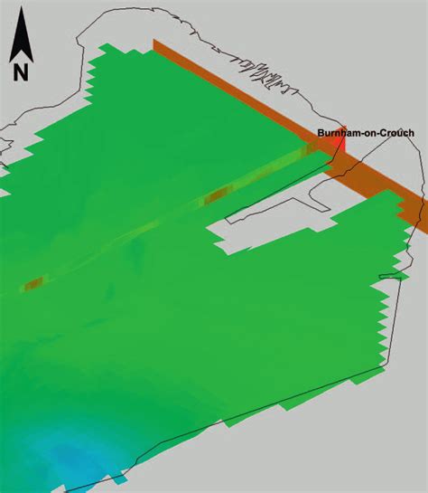 close up of 3d multigrid interpolation of area 3 showing full depth