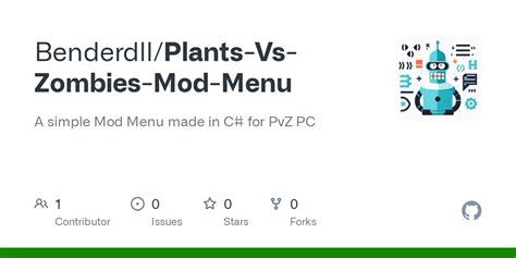 GitHub Benderdll Plants Vs Zombies Mod Menu A Simple Mod Menu Made