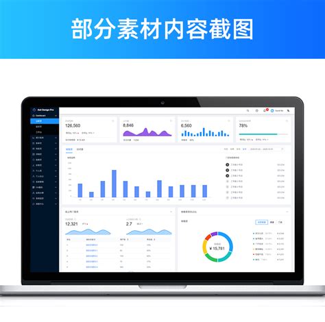 Ant Design Pro版中后台原型模板及元件库axure Rp组件共74mb