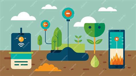 С помощью датчиков и Iot устройств в режиме реального времени получаются данные о влажности