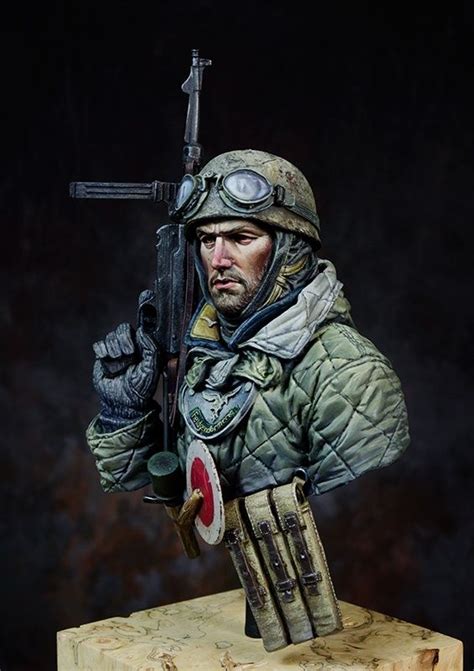 German Fallschirmjäger Eastfront 1943 Modellen Fotografie portret