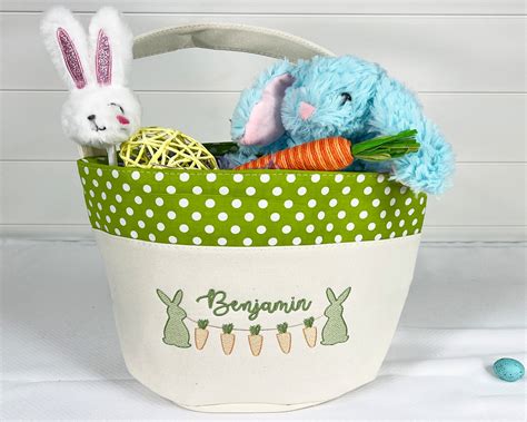 Personalized Easter Basket Customized Easter Basket Etsy