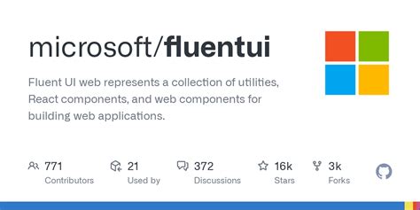 Getting Started With Fluent Ui React · Microsoft Fluentui Wiki · Github