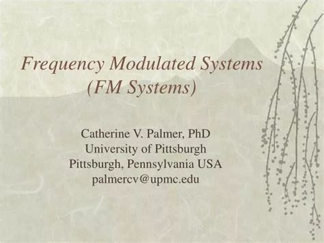 Ppt Frequency Modulated Systems Fm Systems Powerpoint Presentation Id 4822493
