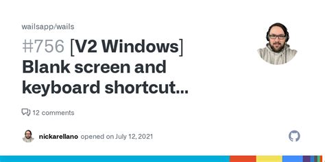 V2 Windows Blank Screen And Keyboard Shortcut Crashes Issue 756