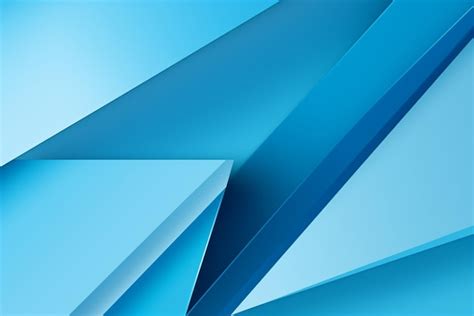 Blue Abstract Background With Sharp Angular Shap Premium Ai Generated Image