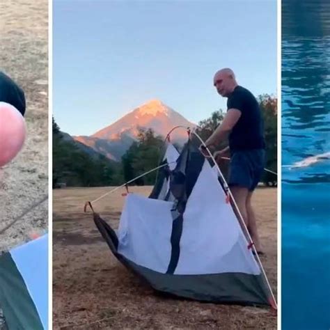Camping Y Zambullida En Un Lago Patagónico Las Vacaciones De Rodríguez