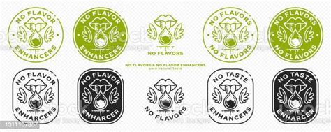 포장을 위한 개념 라벨링 맛 강화제 없음 날개와 첨가제를 한 방울로 넣은 입 아이콘은 향료와 풍미 강화로부터 자유의 상징입니다 벡터 건강한 생활방식에 대한 스톡 벡터 아트