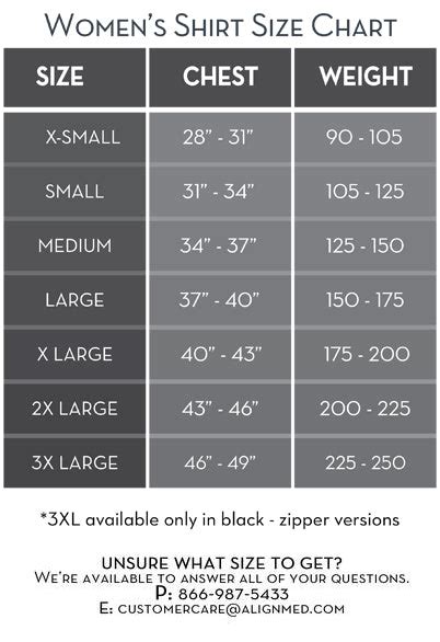 Womens Tops Size Chart A Stylish Transition Sizing Up Your Style