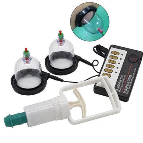 Medicinal Cup E Stim Female Nipple Pump Enlarger Lady Clitoris Pump