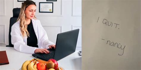 Woman Writes I Quit Note After Boss Told Her To Put Her Resignation