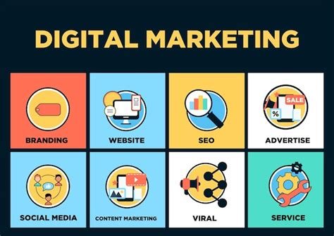 Premium Vector Digital Marketing Web Icon For Business Working And