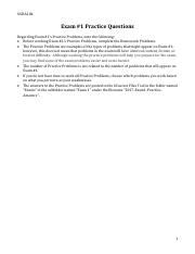 Exam1 Practice Questions Pdf UGBA104 Exam 1 Practice Questions
