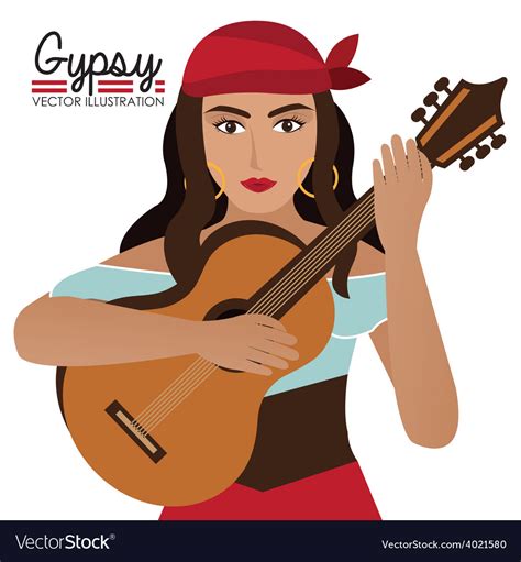 Gipsy Design Royalty Free Vector Image Vectorstock