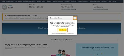 How To Cancel Your Amazon Prime Subscription