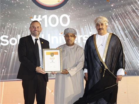 Sohar University In The Top 100 Universities In The Arab Region