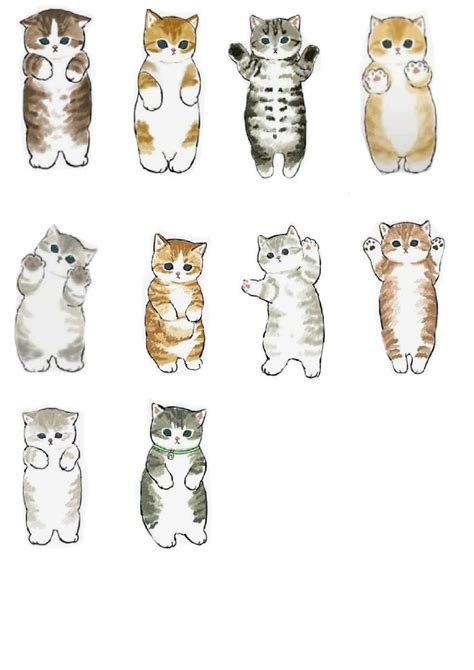 Gatitos Con Ropita Para Imprimir Modello Di Bambola Di Carta Doodles