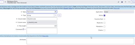 Servicenow Checklists Using A Checklist Field Instead Of Writing To Work Notes Incident Do