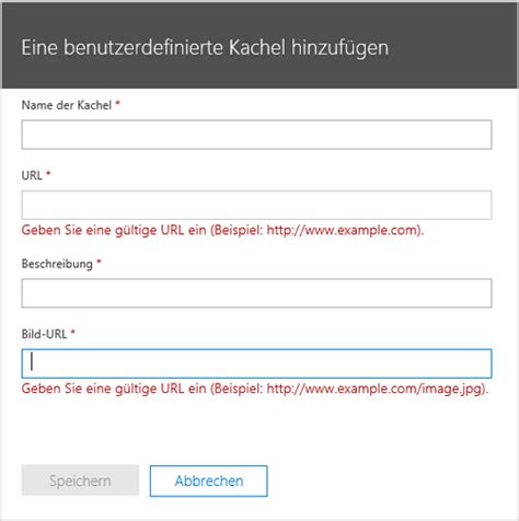 Hinzuf Gen Von Benutzerdefinierten Kacheln Zum App Startfeld Office