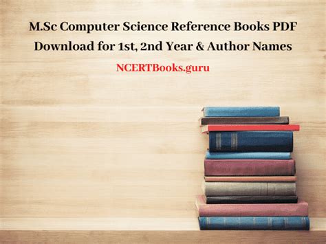 Download Msc Computer Science Reference Books Pdf For 1st2nd Year