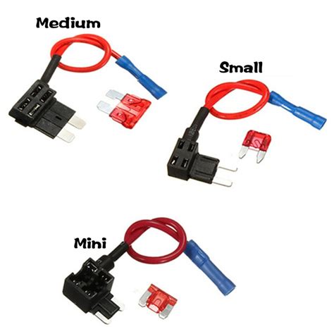 V Mini Small Medium Size Car Fuse Holder Add A C Grandado