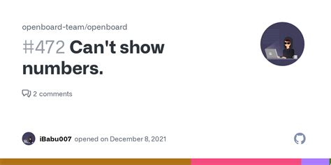 Can T Show Numbers Issue 472 Openboard Team Openboard GitHub