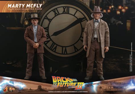 Hot Toys Back To The Future 3 Marty McFly Doc Brown Sixth Scale