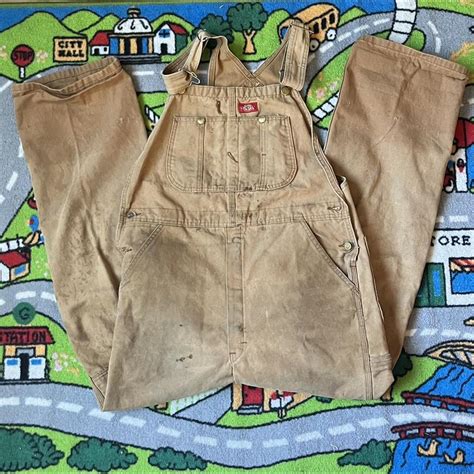 Beat Up Dickies Overalls Size 36 Waist Condition Depop