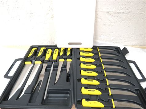 Stanley Max Edge Knife Set In Case With Cutting Board Fishing 1843279