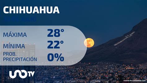 Clima En Chihuahua Para El 30 De Julio De 2023 Unotv