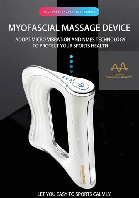 Advance 微電流物理治療肌肉筋膜按摩儀 Microcurrent Nmes Vibration Massage Device Pt
