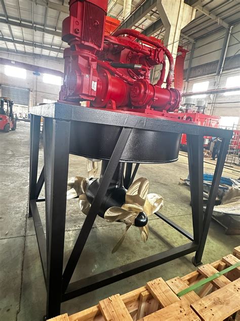 Hydraulic Motor Driving Well Mounted Azimuth Thruster With Counter Rotating Propellers Azimuth