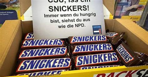 Csu Iss Ein Snickers Rde